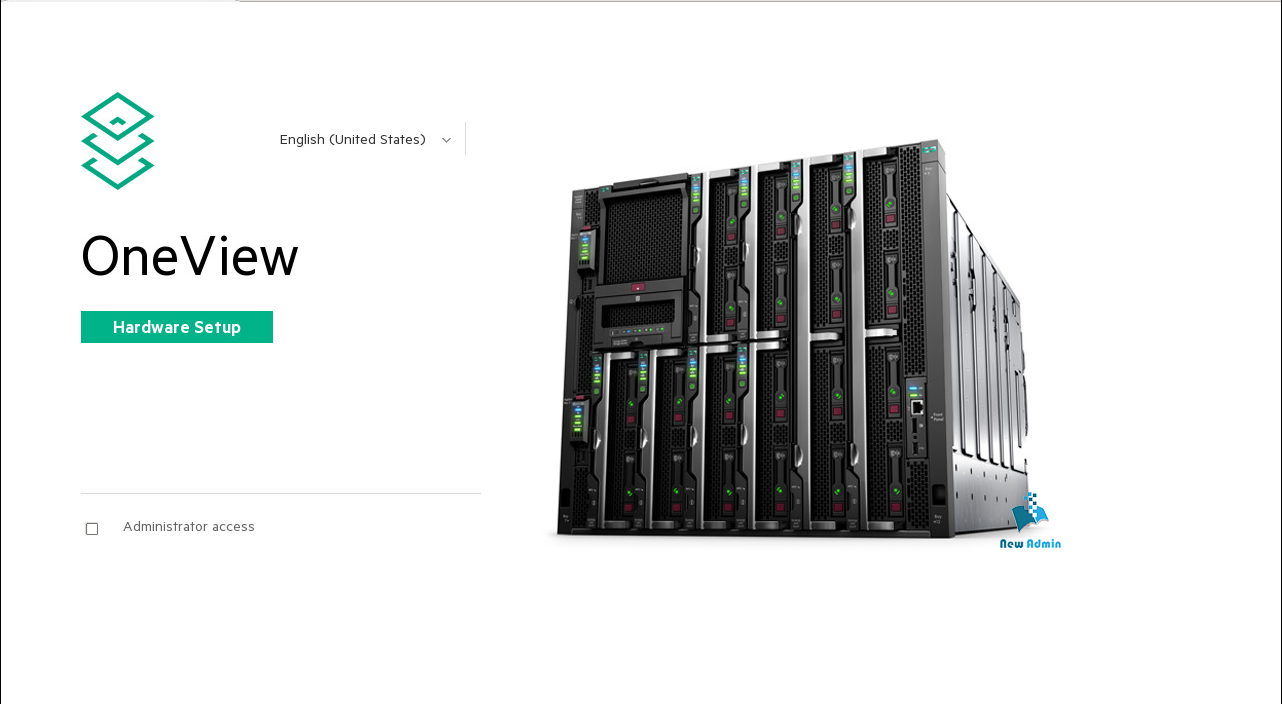 Hpe Oneview 5 0 New Admin